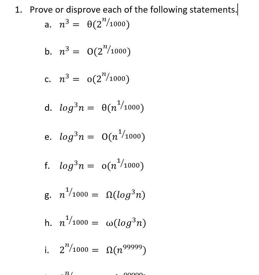 Solved Cs Algorithms Just Do A Few Please Explain So I Can