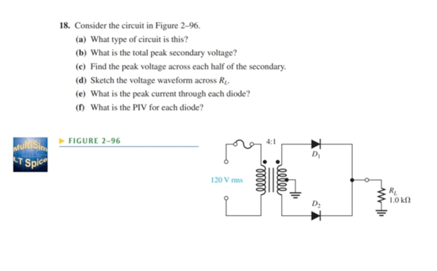 Solved 18. Consider the circuit in Figure 2-96. (a) What | Chegg.com