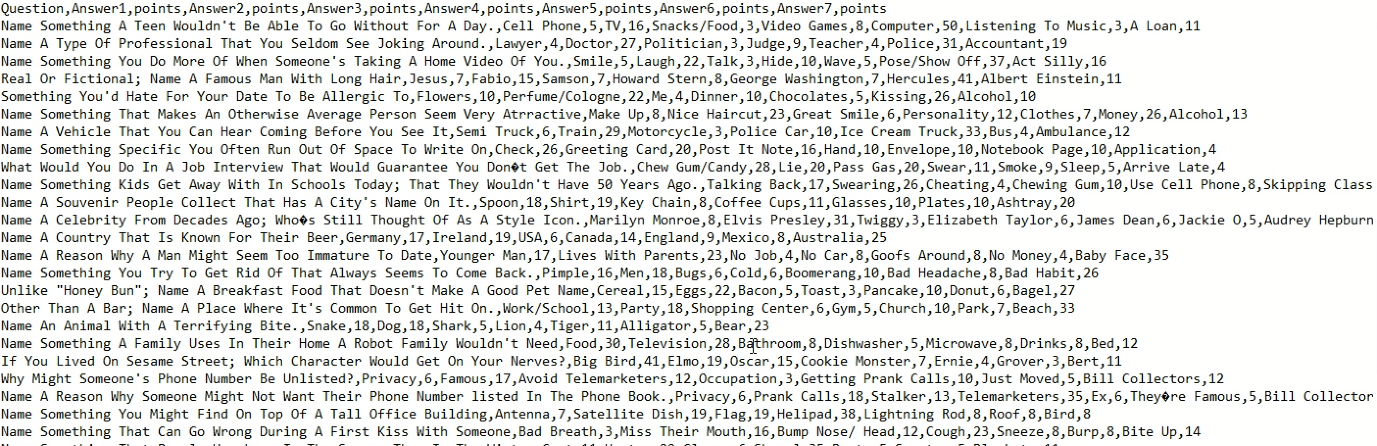 Solved THIS IS WRITTEN IN JAVA. The Fast Money Round is | Chegg.com