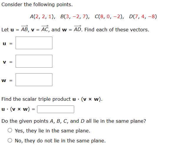 Solved Consider the following points. | Chegg.com
