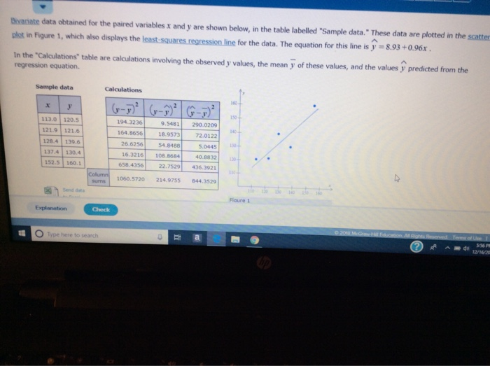 Solved Bivanate data obtained for the paired variables x and | Chegg.com