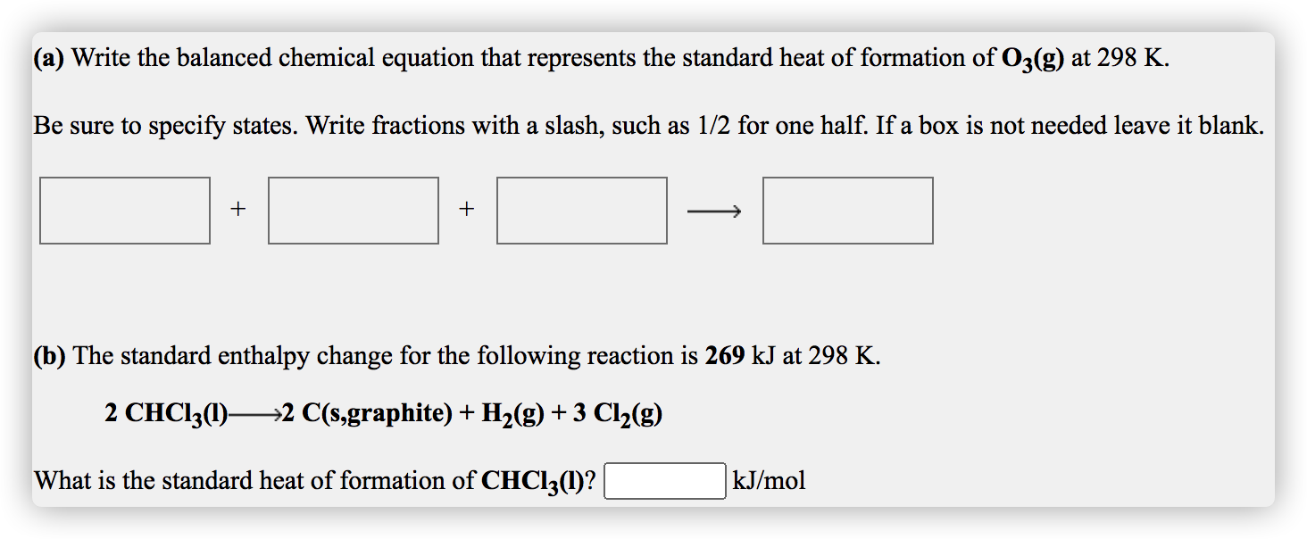 Solved (a) Write the balanced chemical equation that | Chegg.com