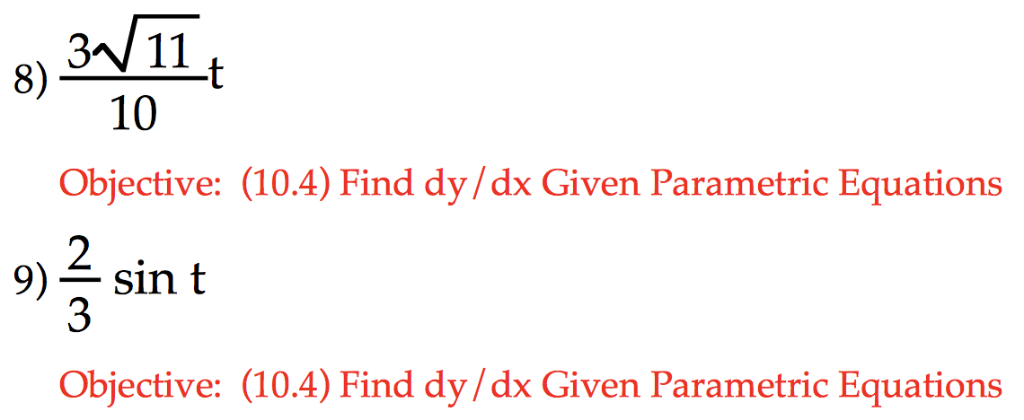 Solved Find dy/dx without eliminating the parameter. 2 | Chegg.com