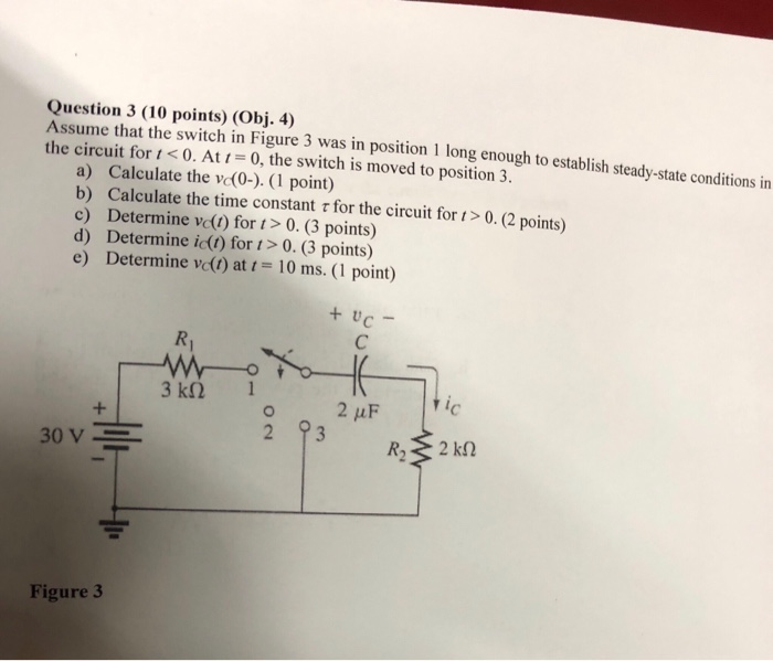 Solved Question 1 (2 points) (Obj. 4) Determine i 5 cos 377t | Chegg.com