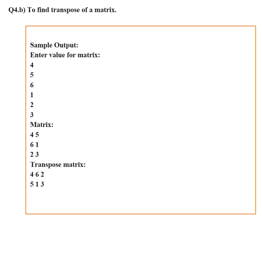 Solved Write An Algorithm C Program And Display The Output