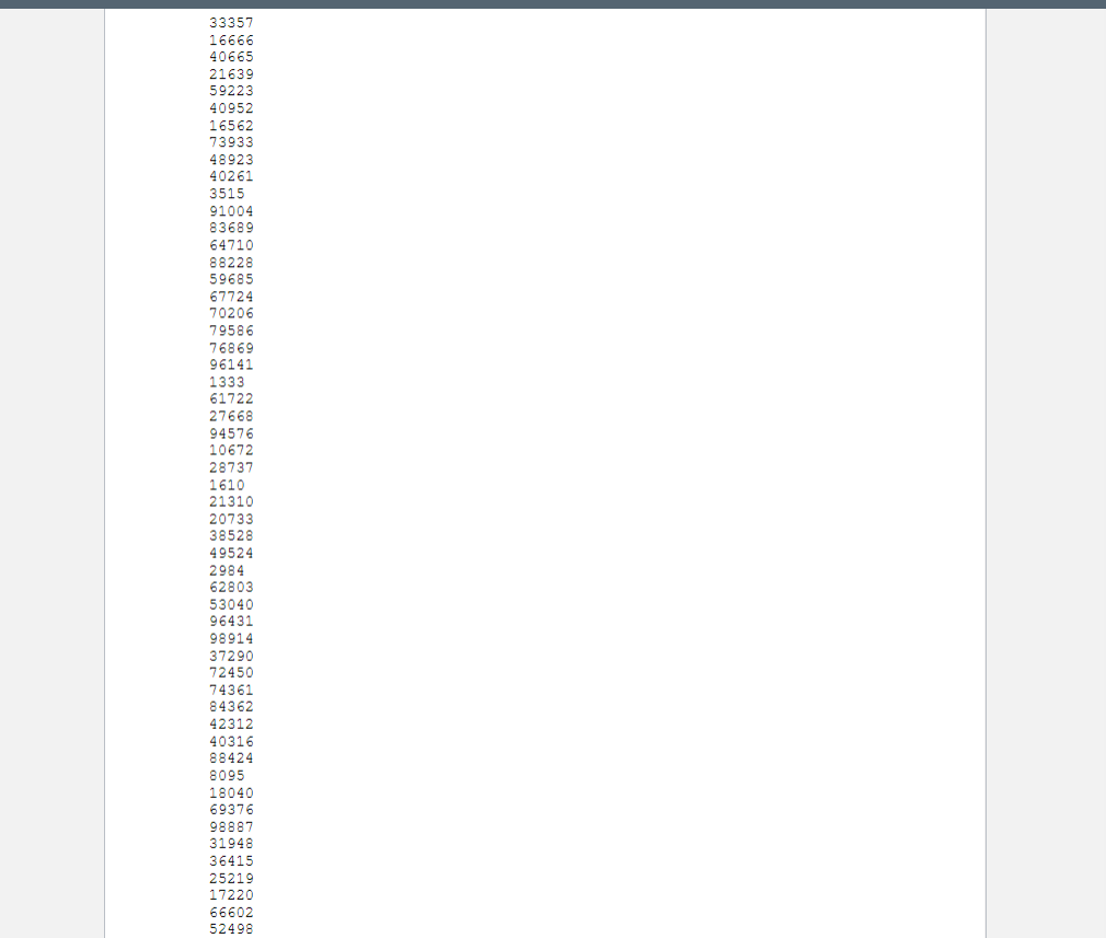 Solved Python I have a text file full of random numbers. | Chegg.com