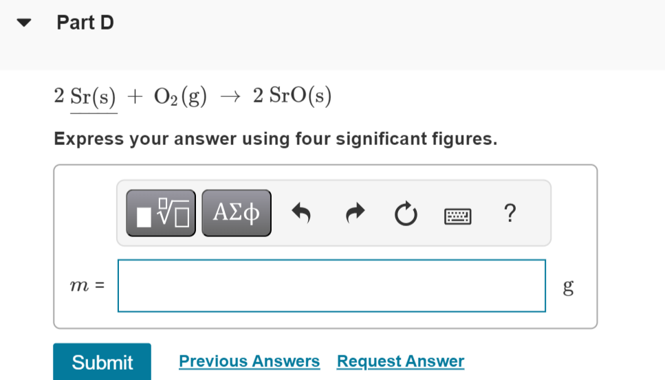 Solved 2 K( s)+Br2(l)→2KBr(s) Express your answer using four | Chegg.com