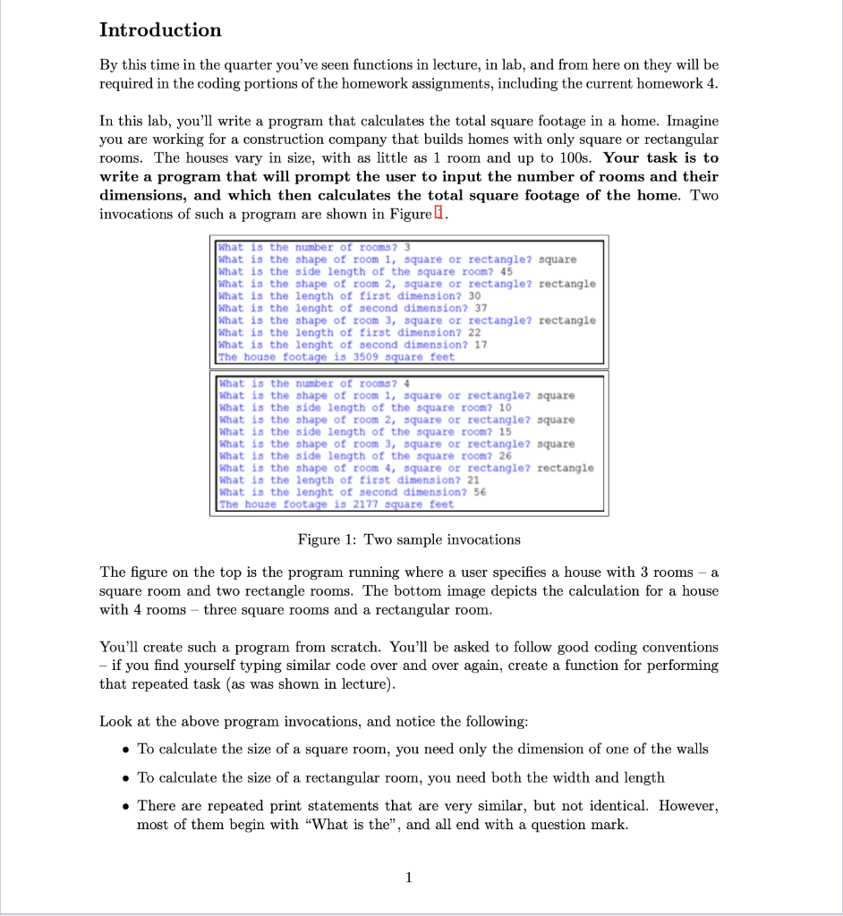 Solved Introduction By this time in the quarter you've seen | Chegg.com