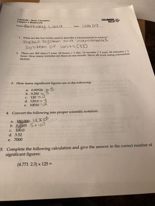 Solved 1. Mass 4. Number of Significant Figures 1. Beaker | Chegg.com