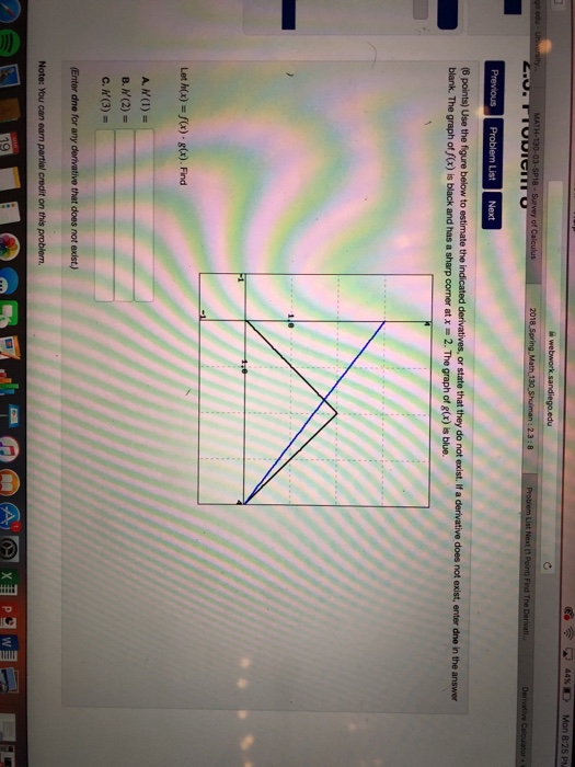 Solved 2.3: Problem 5 PreviousProblem List Next 6 points) | Chegg.com Solved 2.3: Problem 5 PreviousProblem List Next 6 points) | Chegg.com
