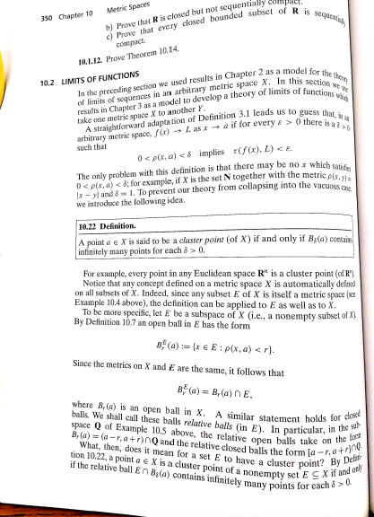 Solved Please prove this REMARK 10.47! Use lots of detail | Chegg.com