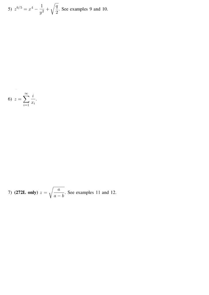 Solved Uncertainty Propagation Examples Instructions * Find | Chegg.com