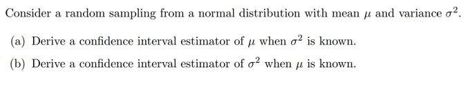 Solved Consider a random sampling from a normal distribution | Chegg.com