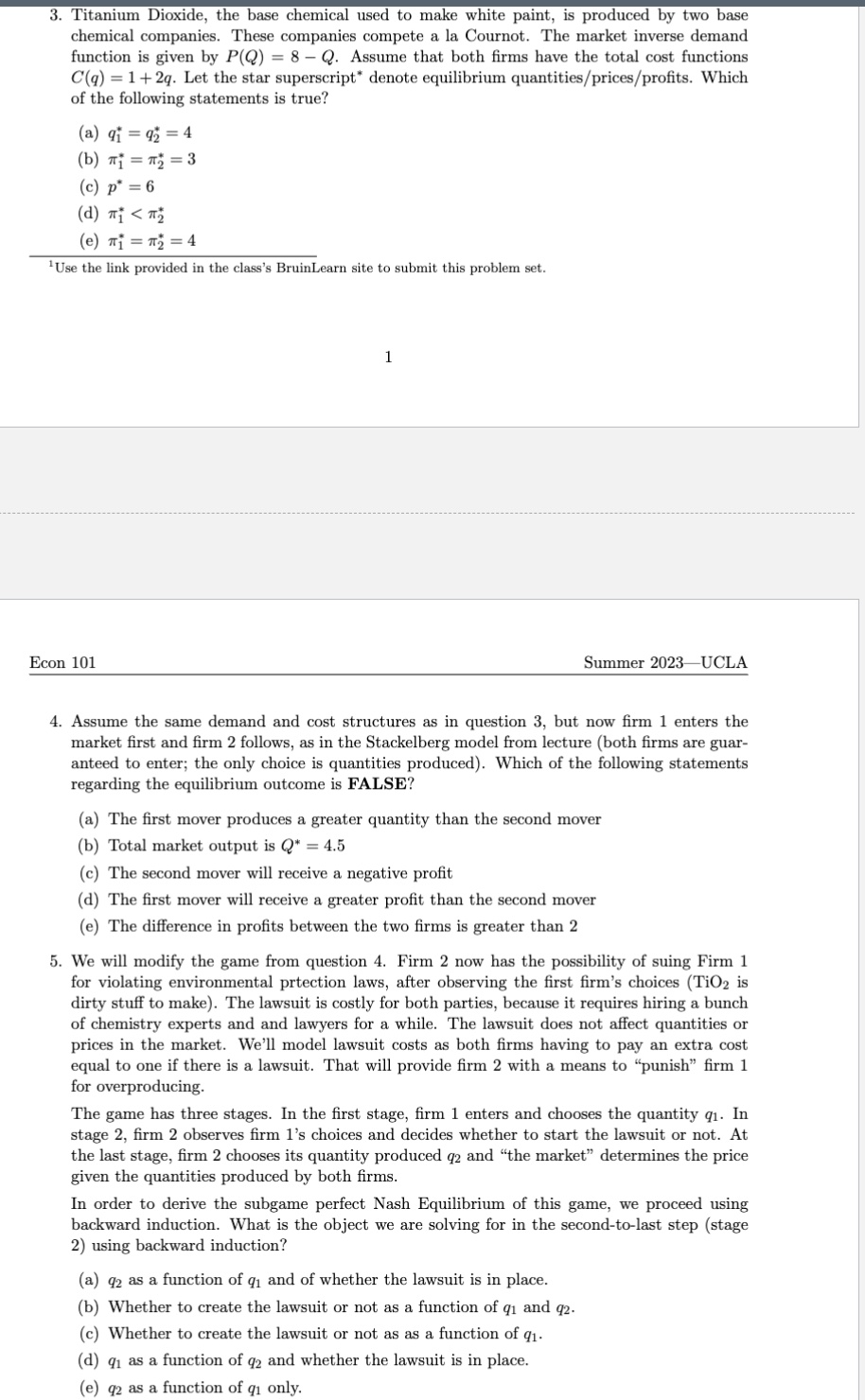 Solved 3. Titanium Dioxide, the base chemical used to make | Chegg.com