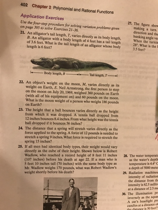 Solved 402 Chapter 2 Polynomial and Rational Functions | Chegg.com