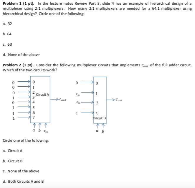 Solved Problem 1 (1 pt). In the lecture notes Review Part 3, | Chegg.com