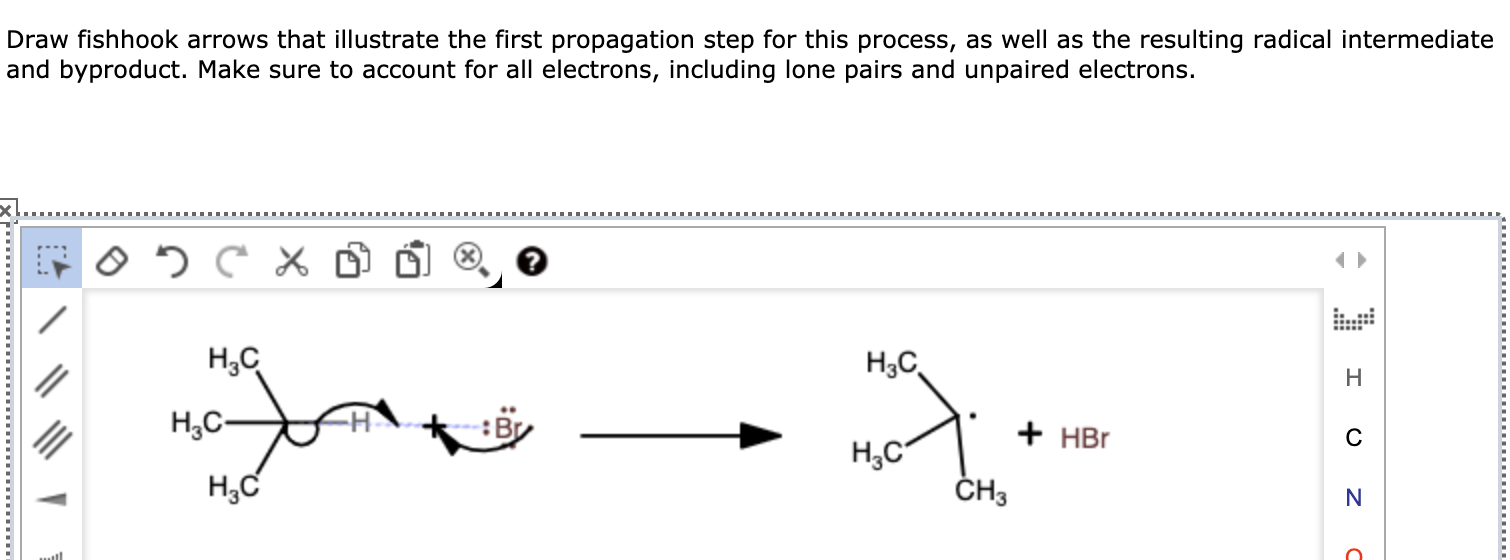 Solved Draw fishhook arrows that illustrate the first | Chegg.com