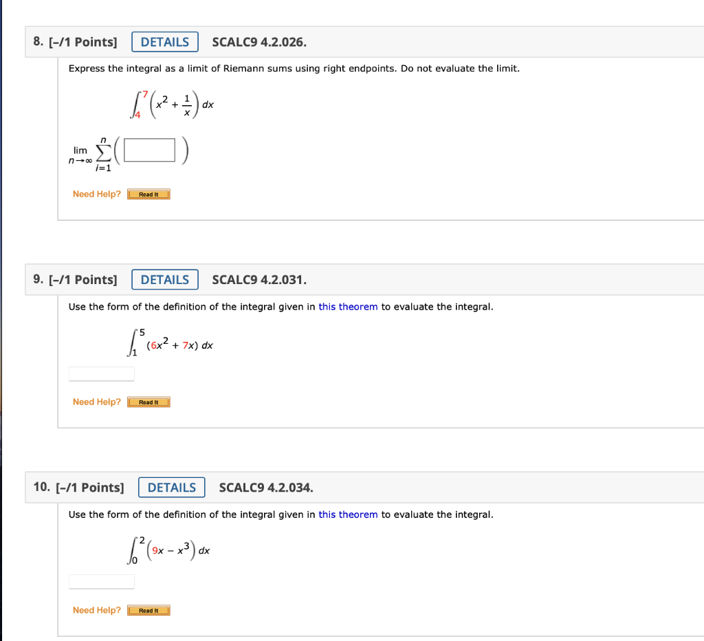 Solved 8. (-/1 Points] DETAILS SCALC9 4.2.026. Express the | Chegg.com