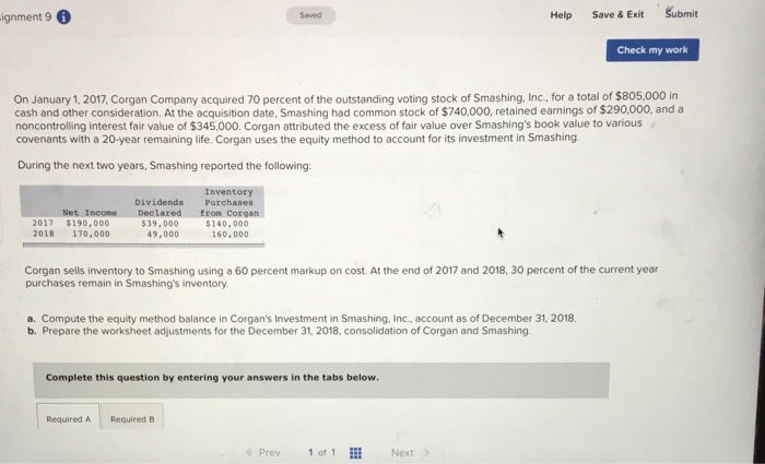 Solved Help Save & Exit Submit ignment 9 6 Saved Check my | Chegg.com