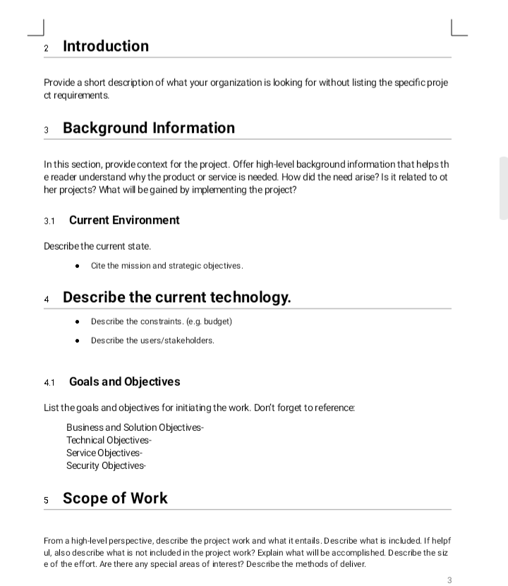 Solved STATEMENT OF WORK (Project Name/ Type) more detailed | Chegg.com