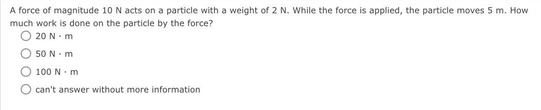 Solved A force of magnitude 10 N acts on a particle with a | Chegg.com