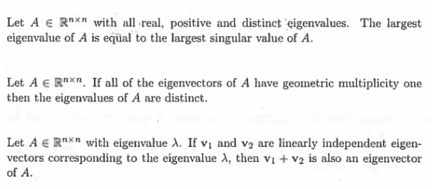 Solved Let A € Raxn with all real, positive and distinct | Chegg.com