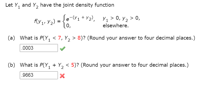 Solved Let Y1 and Y2 have the joint density function fly1, | Chegg.com
