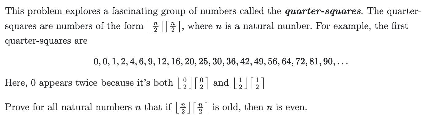 Solved This problem explores a fascinating group of numbers | Chegg.com