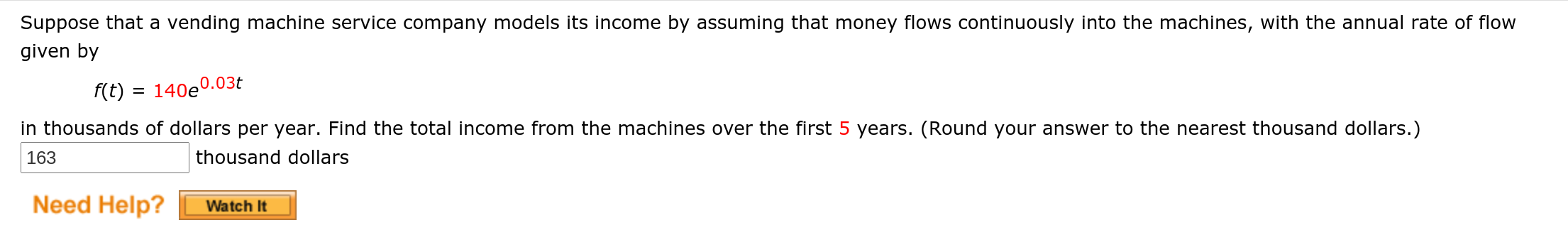 Solved Suppose that a vending machine service company models | Chegg.com