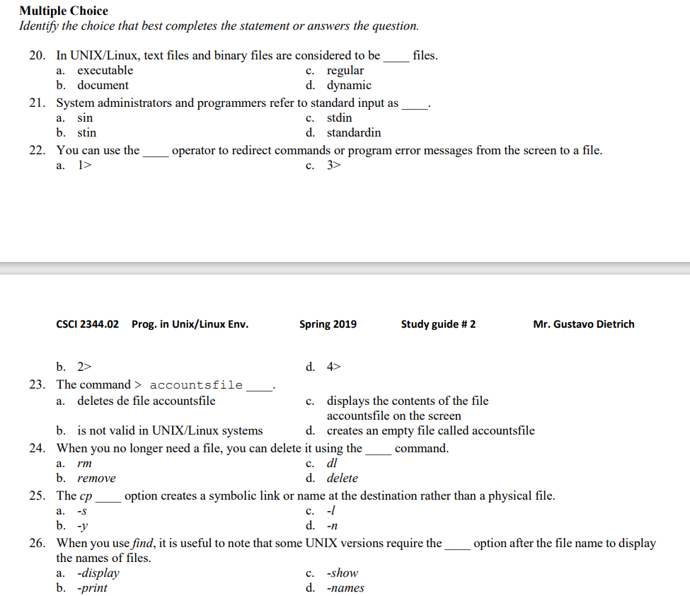 Solved Multiple Choice Identify the choice that best | Chegg.com