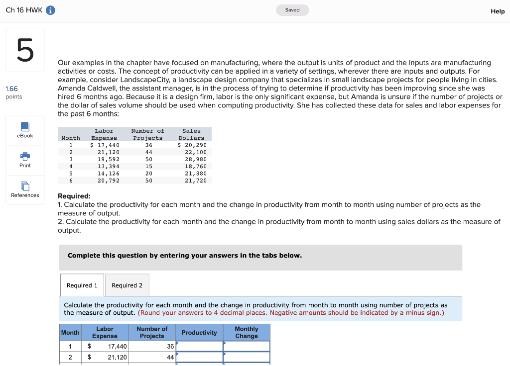 Solved Ch 16 HWK Saved Help UT 1.66 points Our examples in | Chegg.com Solved Ch 16 HWK Saved Help UT 1.66 points Our examples in | Chegg.com