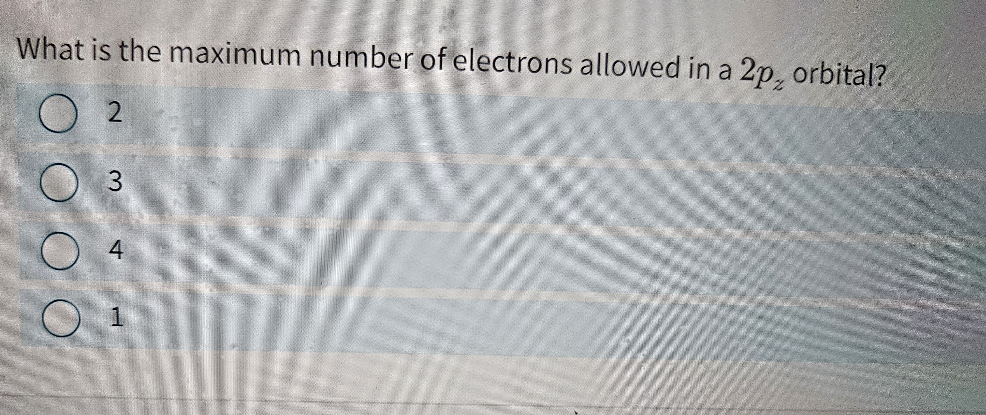 Solved What is ﻿the maximum number of ﻿electrons allowed | Chegg.com