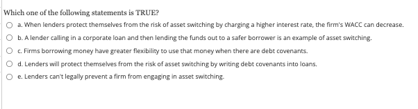 Solved Which one of the following statements is TRUE? a. | Chegg.com