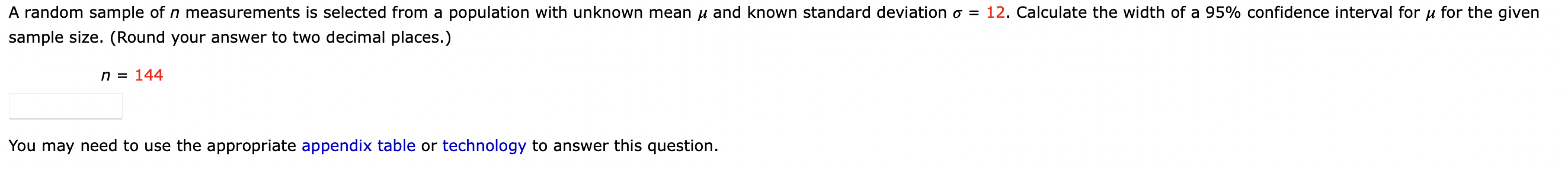 Solved sample size. (Round your answer to two decimal | Chegg.com