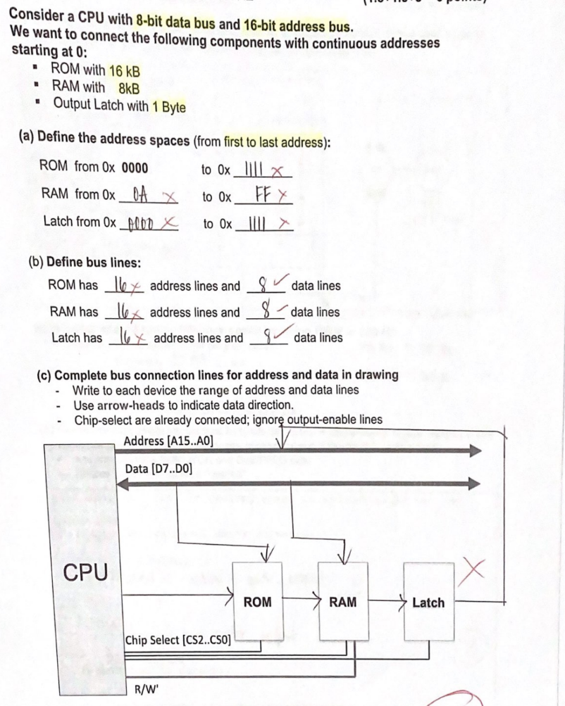 Solved Need help with this question ASAP - ﻿Consider a CPU | Chegg.com