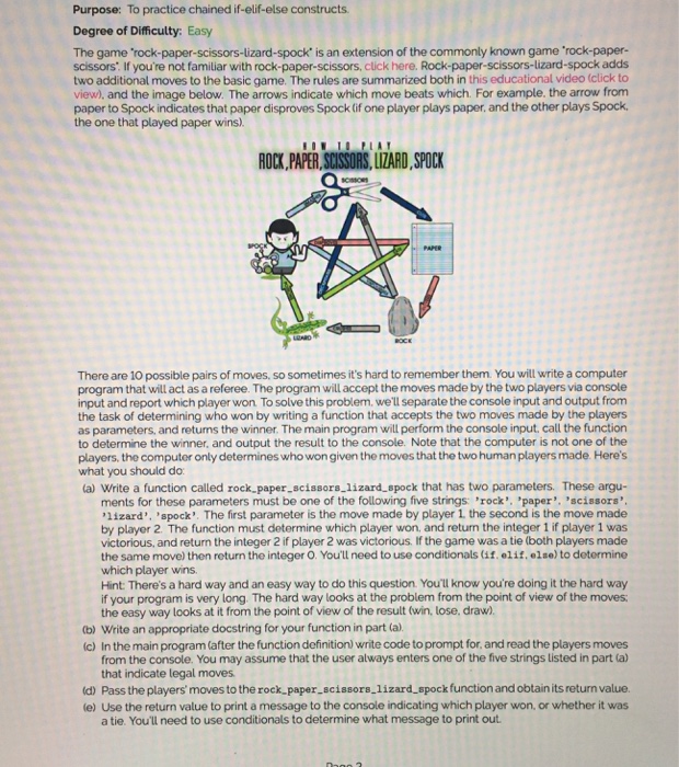 Solved To practice chained if-elif-else constructs. Degree | Chegg.com
