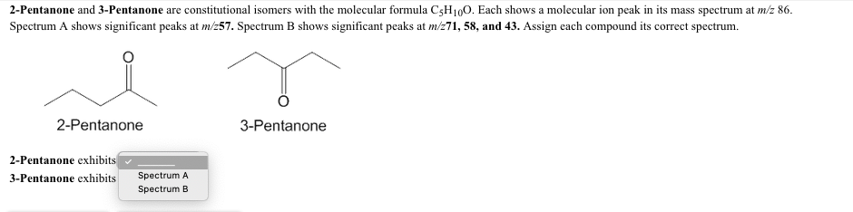 Solved 2-Pentanone and 3-Pentanone are constitutional | Chegg.com