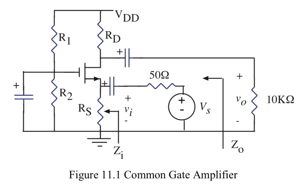 Refer to figure 11.1. Using the 2N7000 MOSFET, design | Chegg.com