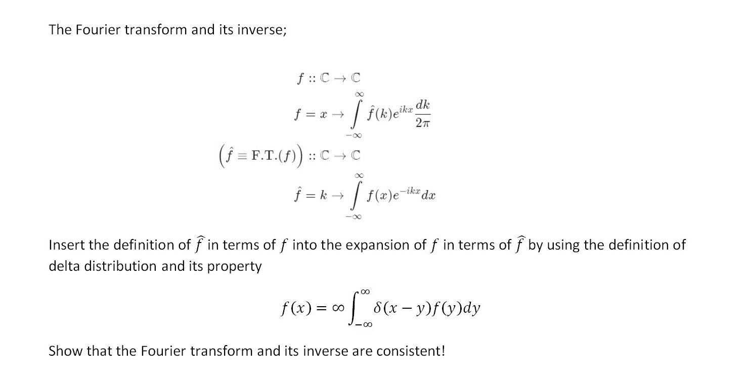 Solved Fourier Trans. | Chegg.com