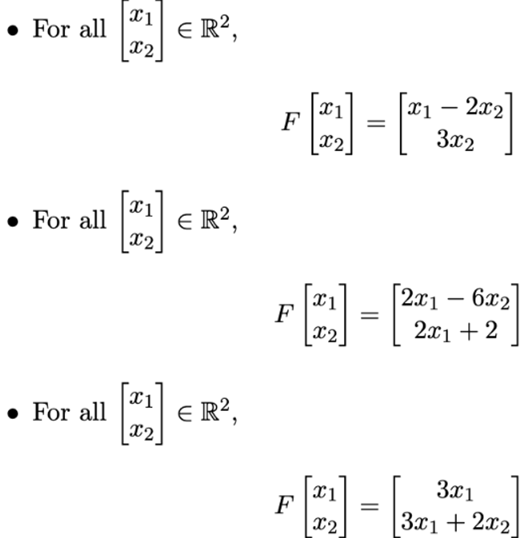 Solved 3. ﻿Let F : R2 -> ﻿R2 ﻿denote a function. Determine | Chegg.com
