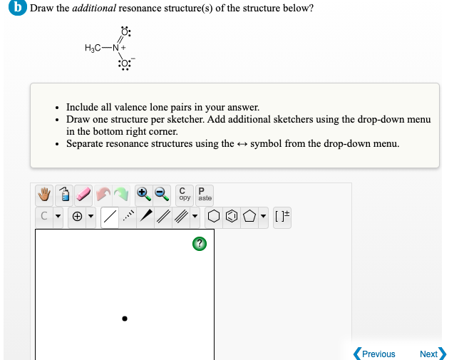 Solved b Draw the additional resonance structure(s) of the | Chegg.com