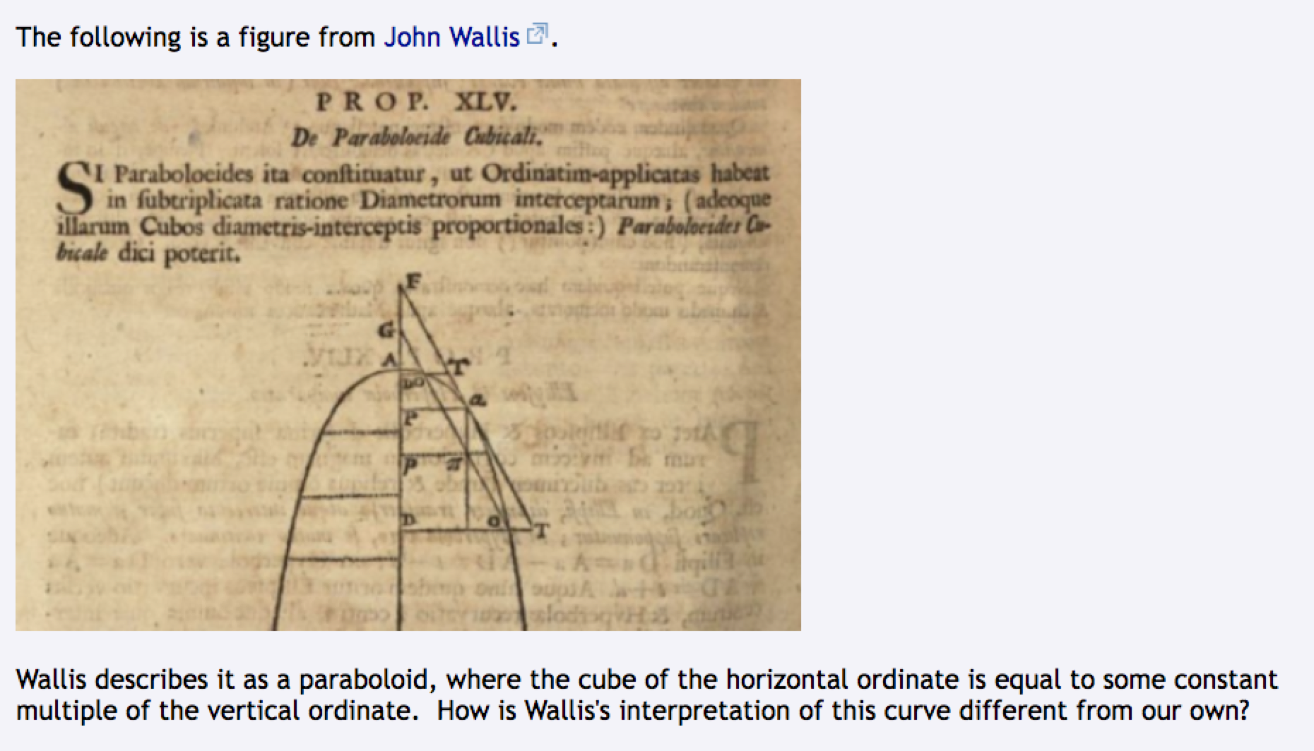 The following is a figure from John Wallis Wallis | Chegg.com