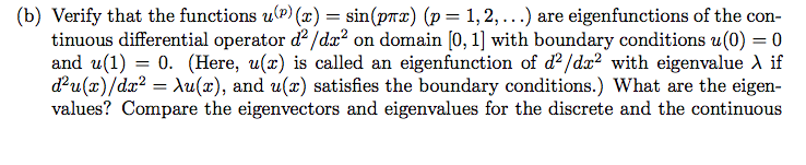 Consider the finite difference operator tor the 1D | Chegg.com