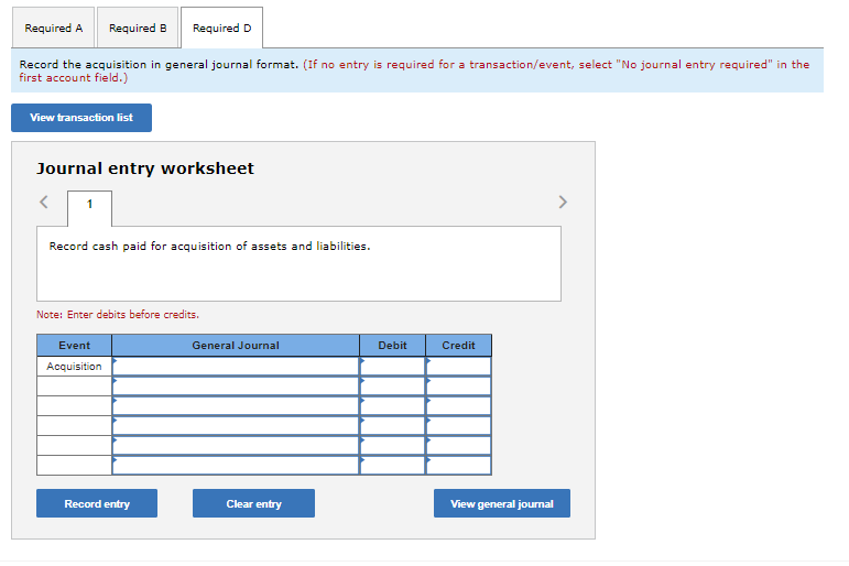 Solved Exercise 8-20A Computing and recording goodwill LO | Chegg.com