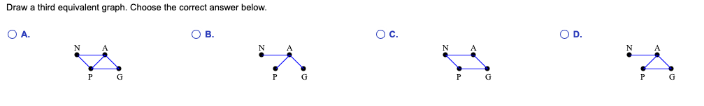 Solved Explain Why The Two Figures Show Equivalent Graphs 