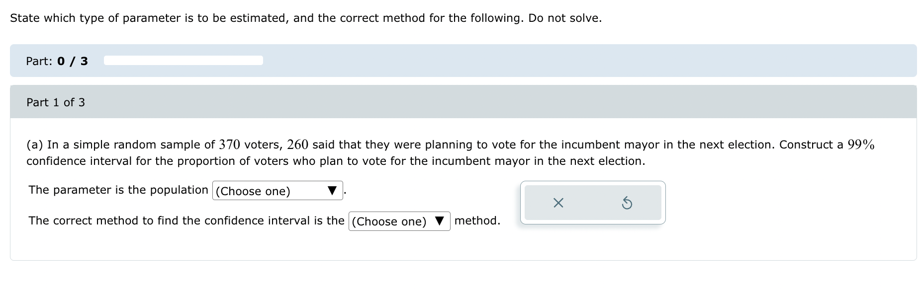 Solved State which type of parameter is to be estimated, and | Chegg.com