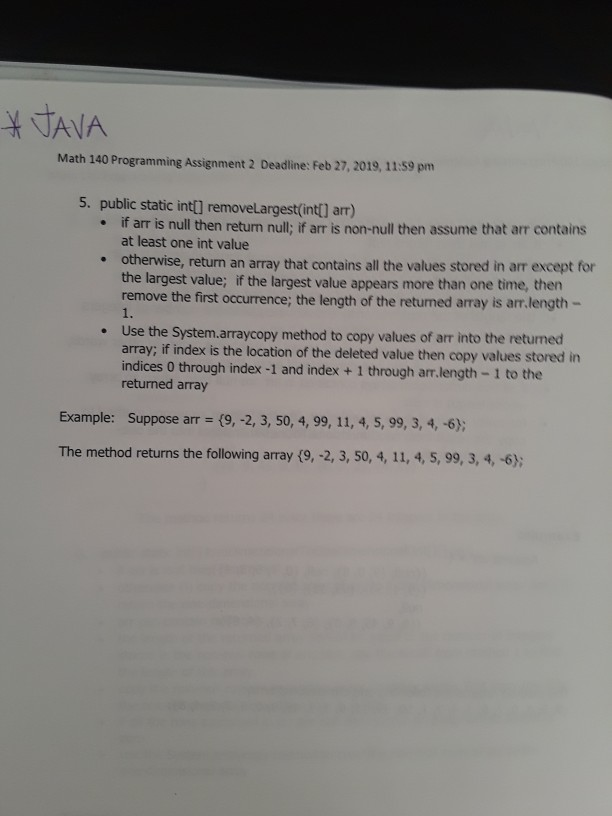 Solved JAVA Math 140 Programming Assignment 2 Deadline: Feb | Chegg.com
