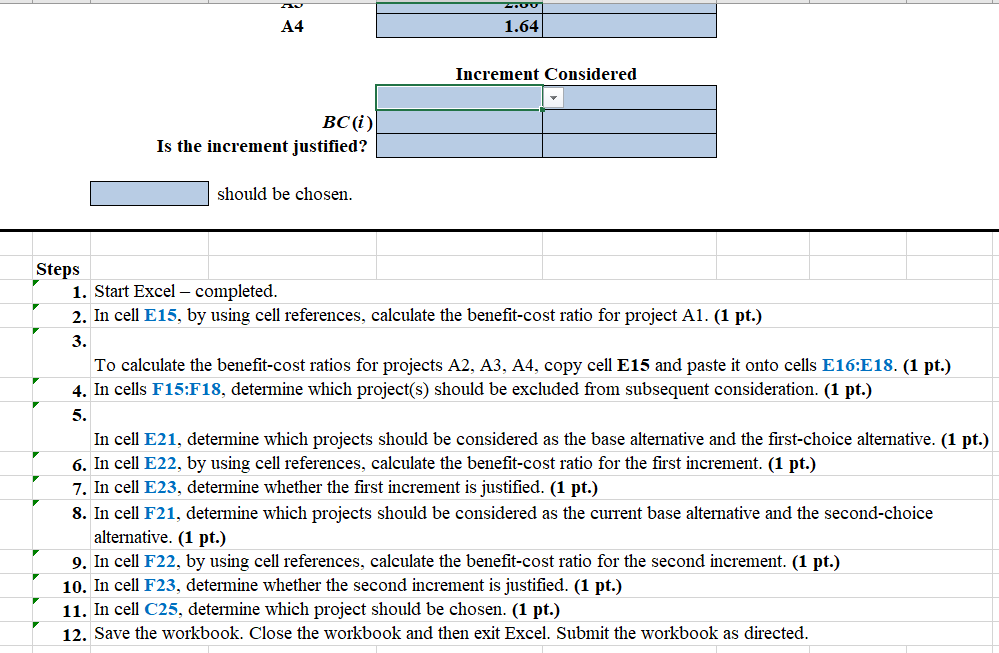 Solved The government is considering undertaking four | Chegg.com