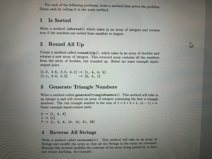 Solved Please help solve this by using JAVA program. | Chegg.com