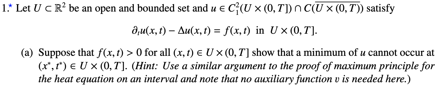 Solved Let U⊂R2 be an open and bounded set and | Chegg.com
